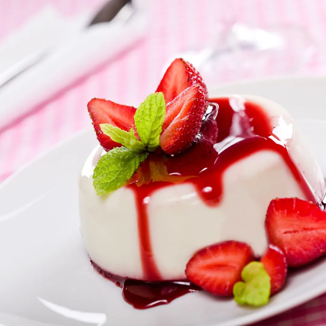 Panna Cotta Fruits Rouges
